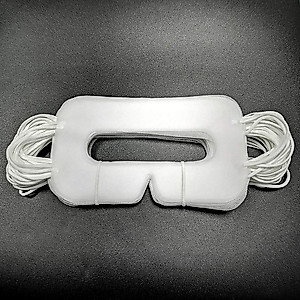 YinQin Disposable VR Mask 50PCS VR Headset Cover Mask Sanitary VR Eye Cover Mask VR Eye Mask Cover Universal Mask for VR, White