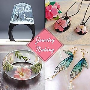 UV Resin 500g - Crystal Clear Improved Ultraviolet Curing Epoxy Resin for DIY Jewelry Making, Craft Decoration - Hard UV Glue Solar Cure Sunlight Activated Resin for Casting & Coating, DIY Resin Mold