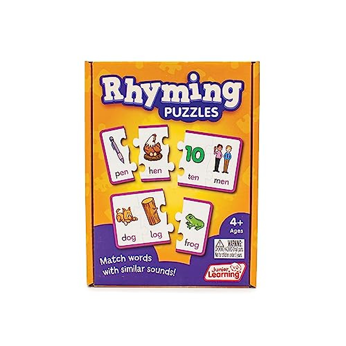 Junior Learning JL656 Rhyming Puzzles, Multi