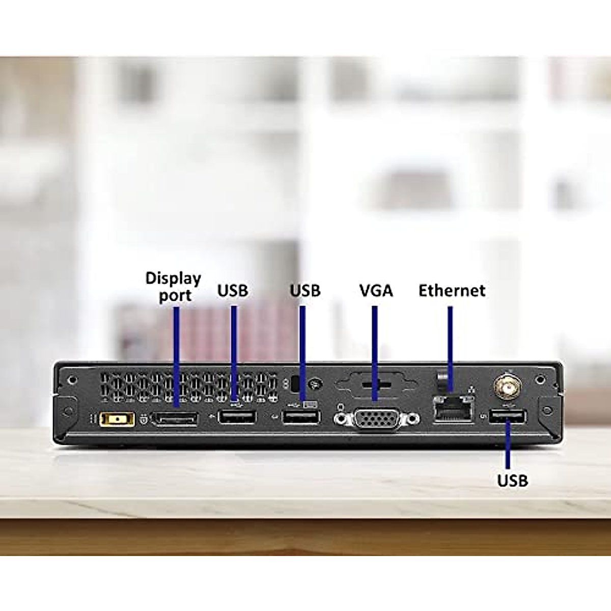 Lenovo ThinkCentre M73 Tiny Desktop Computer Mini PC, Intel Core i5-4570T up to 3.6GHz,16GB RAM,512GB SSD,WiFi Bluetooth,Wireless Keyboard and Mouse,Windows 10 Pro(Renewed)