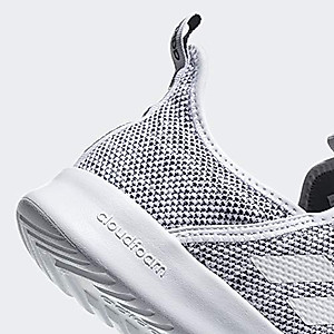 adidas Women's Cloud foam Pure Running Shoe, White/White/Black, 7.5 US