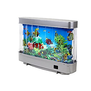 Lightahead Artificial Tropical Fish Decorative Sensory Aquarium Lamp Virtual Ocean in Motion (Marine Life A)