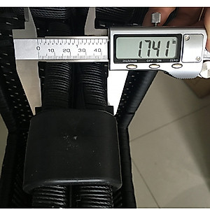 SUQ I OME Pack of 10 Outdoor Patio Garden Wicker Rattan Furniture Aligment Sofa Rattan Chair Fastners Clip Sectional Connector - Non Slip (1.74 inches,Small)