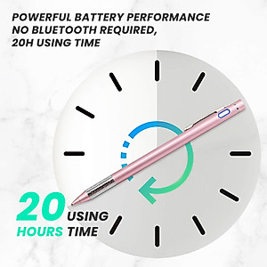 Stylus Pen for HP Envy X360 Touchscreen Laptop Pencil,Rsepvwy Active Stylus Digital Pencil with 1.5mm Ultra Fine Tip Stylus for HP Envy X360 Pen,Pink