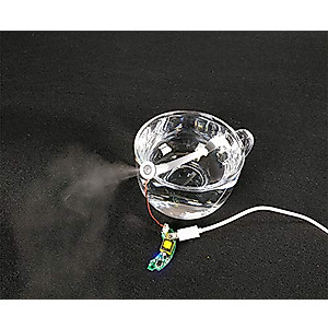 ToToT 2PCS 16mm Ultrasonic Mist Maker Fogger Ceramics Discs Atomizer Humidifier Accessories with Wire and Sealing Ring