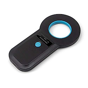 Bluetooth Animal Microchip Tag Reader Scanner RFID EMID Animal Handheld Reader Wireless Bluetooth Pet ID Scanner Rechargeable Animal Chip Scanner Pet Tag Scanner FDX-B(ISO 11784/11785) ID64 RFID