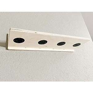 Bush Acres Dezirae- 18" Smart Gym Organizer - 4 Flush T Lock Clips - Includes Shelf - Compatible w Tonal TLock Accessories