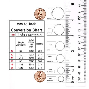 14k White Gold Endless Hoop Earrings 12x1.0mm