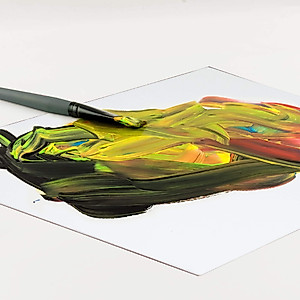 FIXSMITH Canvas Boards for Painting 10x10 Inch, Super Value 12 Pack White Blank Canvas Panels, 100% Cotton Primed, Painting Art Supplies for Professionals, Hobby Painters, Students & Kids