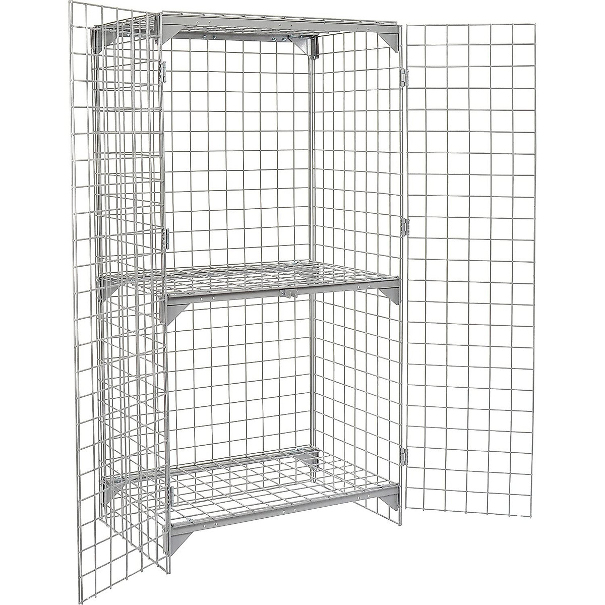 Global Industrial Wire Mesh Security Cage, 36 x 24 x 72