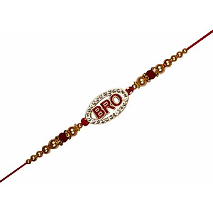 ARTISENIA American Diamond Bro Rakhi for Brother Raksha Bandhan Rakhi