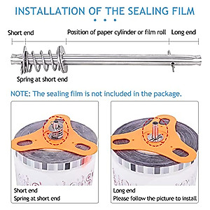 Manual Cup Sealing Machine 300-500 Cups/Hour Electric Cup Sealer for 180mm Tall &95mm Cup 110V US Plug