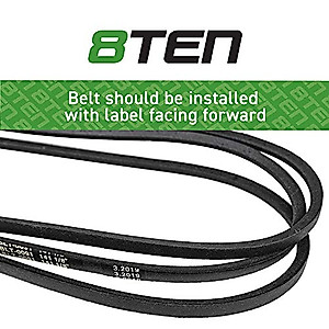 8TEN Deck Belt for John Deere L120 L130 145 D140 LA145 LA130 D150 D160 LA165 LA155 X165 48-inch GX21833 GX20571
