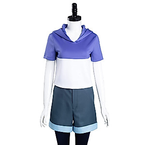 Powumie Amity Blight Cosplay Costume Outfits Luz Noceda Halloween Costume Full Set Hoodie for Women