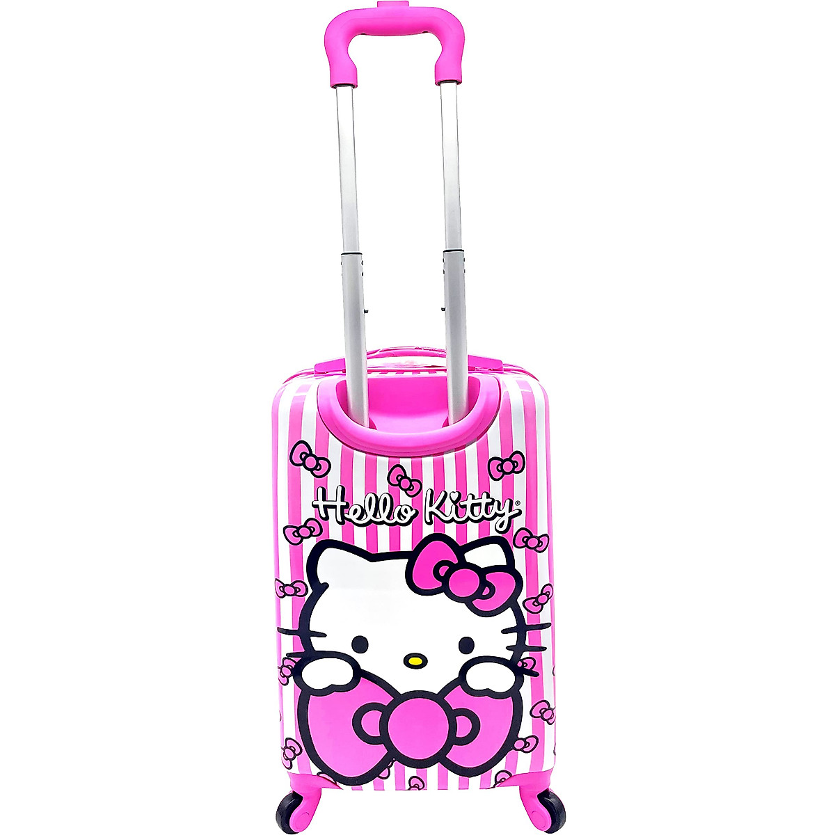 Fast Forward Kids Licensed Hard-Side 20” Spinner Luggage Lightweight Carry-On Suitcase (Hello Kitty) Carry-On 20 Inch