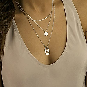Frodete Gold Initial Charm Necklace for Women Gold Cherry Poker Boot Heart Letter Pendant Choker Paperclip Link Chain Necklaces for Womens Gifts for Christmas Stocking Stuffers