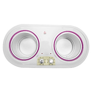 Liphontcta Double Wax Warmer, Professional Electric Wax Heater Large Wax Warmer Wax Melter Wax Supplies for Hair Removal with Adjustable Temperature for Salon(#2)