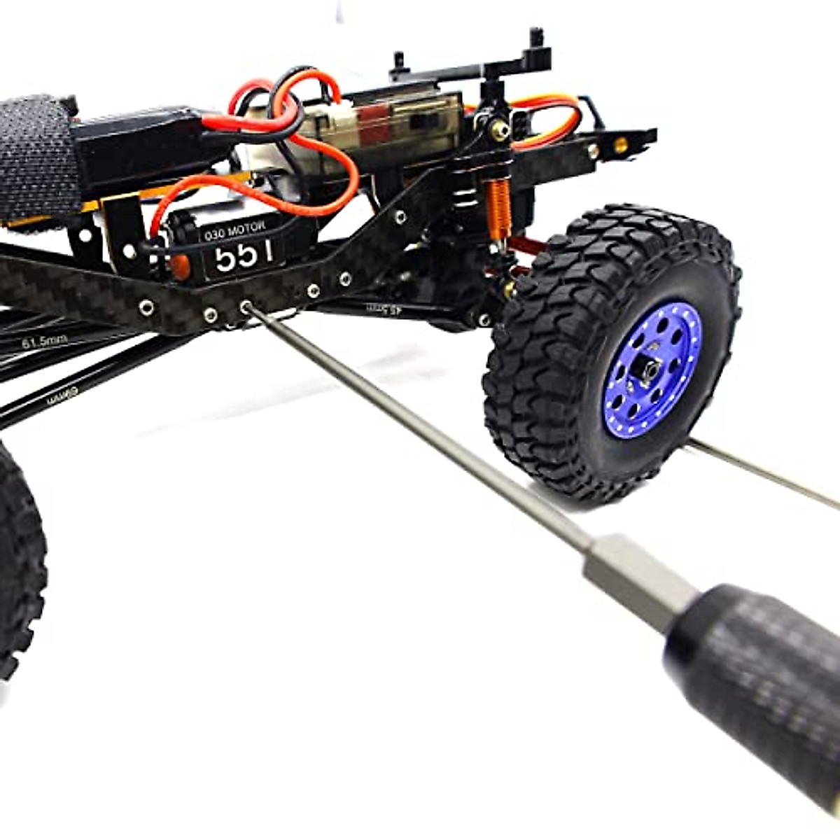 HOPLEX 5PCS RC Hex Bit 1.27mm 1.5mm 2.0mm 2.5mm 3.0mm Hex Head Allen Wrench Drill Bit Set for Screwdrivers Electric Screwgun/Power Drill