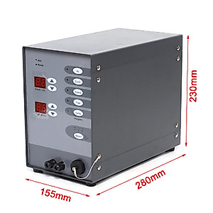 Automatic Spot Welding Machine, CNC Spot Welding Machine 110V 60HZ Pulse Argon Arc Welding Machine for DIY Jewelry Repair Gold & Hardware Workpiece Welding Spot Welder Jewelry Welder Miller Welding