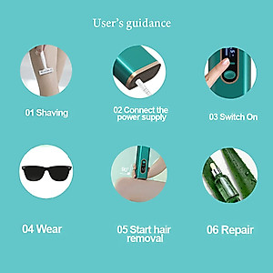 FENCY Laser Hair Removal Device for Women and Men, Cooling System, 5 Energy Levels and 990,000 Flashes, at-Home Permanent Painless IPL Hair Remover for Armpits Legs Facial Whole Body