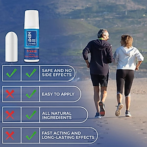 HEMP LIVING Freeze Nano Hemp Extract Roll On, Cold Therapy, Roll On for Muscles and Joint Strain, 3 oz Roll on Bottle (750 mg)