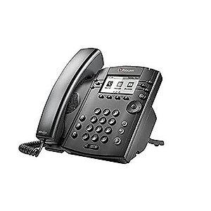 Polycom VVX 301 Corded Business Media Phone System - 6 Line PoE - 2200-48300-025 - AC Adapter (Not Included)