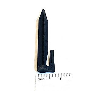 EMBerg (100 Count) Plastic Boundary Wire Stakes Lawn Pegs Landscape Staples for Robomow Mower, Husqvarna Automower, Worx Landroid, Pet Fence, for use in Garden Lawn Fence