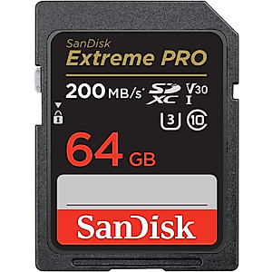 SanDisk 64GB (Five Pack) Extreme Pro Memory Card (SDSDXXY-064G-GN4IN) SDXC 4K V30 UHS-I with Everything But Stromboli (TM) Combo Reader