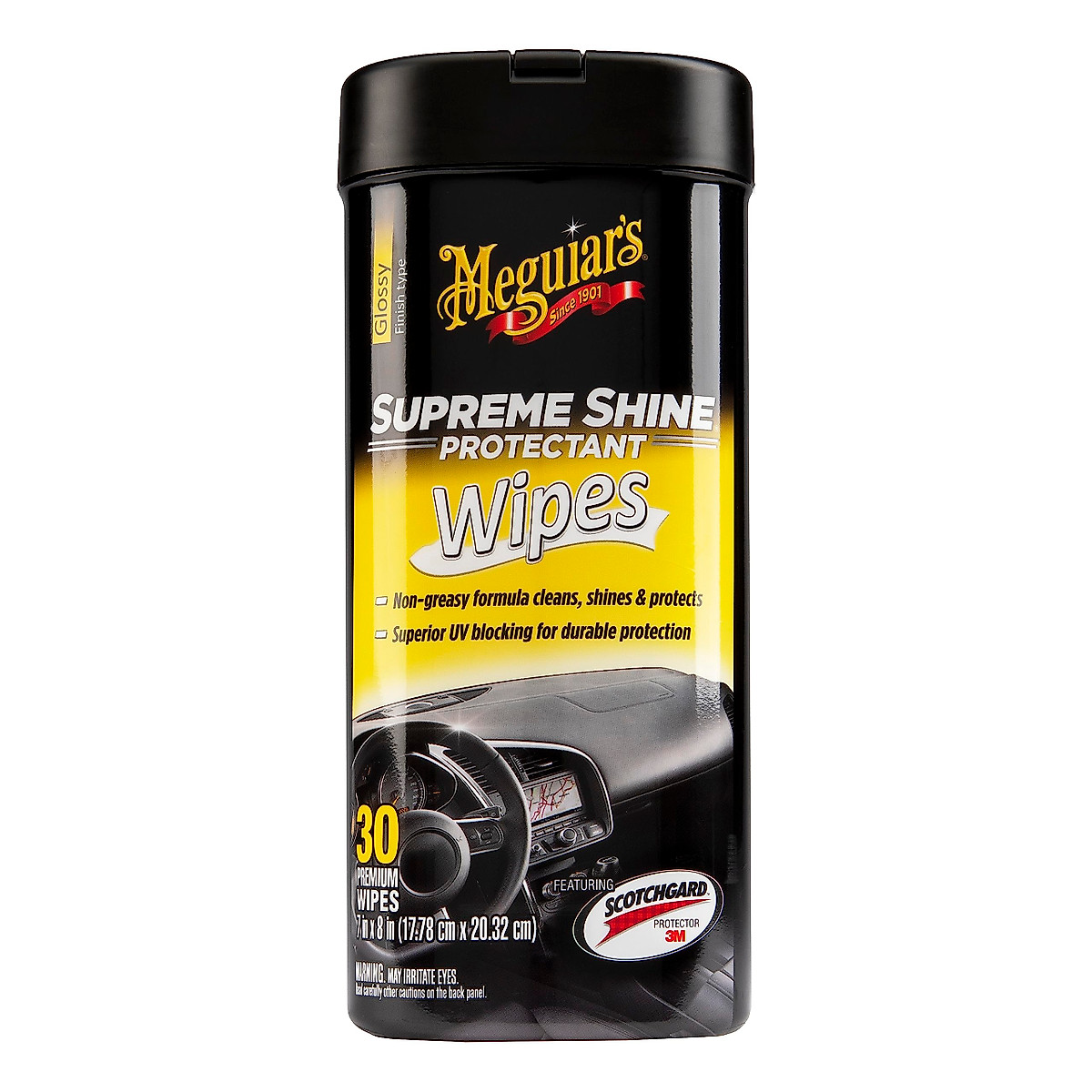 Meguiar's G4000 Supreme Shine Protectant Wipes - 25 Wipes