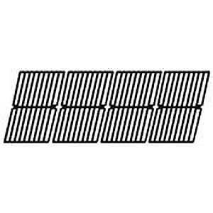 Music City Metals Gloss Cast Iron Cooking Grid Replacement for Gas Grill Models Brinkmann 810-3660-S and Smoke Canyon GR2002401-5C-00, Set of 4