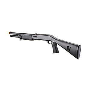 Durable Multi-Shot Triple Burst Pump Action Airsoft Steel/Polymer Shotgun 380 FPS with Shell-M3