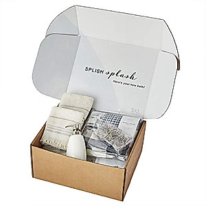 SKL Home Grandin Full Bath Gift Splash Box Plus Set (9 Pieces), Multicolored