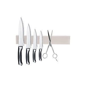 Magnetic Knife Holder For Wall 12 Inch, Knife Magnetic Strip, Stainless Steel Magnetic Knife Holder Rack Use as Kitchen Knife Holder, Kitchen Utensil Holder