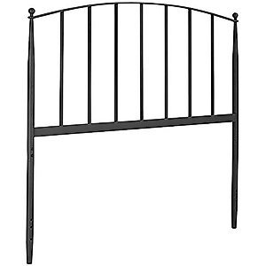 Crosley Furniture CF91002-601BK Whitney Arched Metal Headboard, King, Black