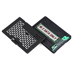 ICY DOCK M.2 SATA SSD to 2.5 inch SATA III SSD Enclosure Adapter Tool Free | EZConvert MB703M2P-B