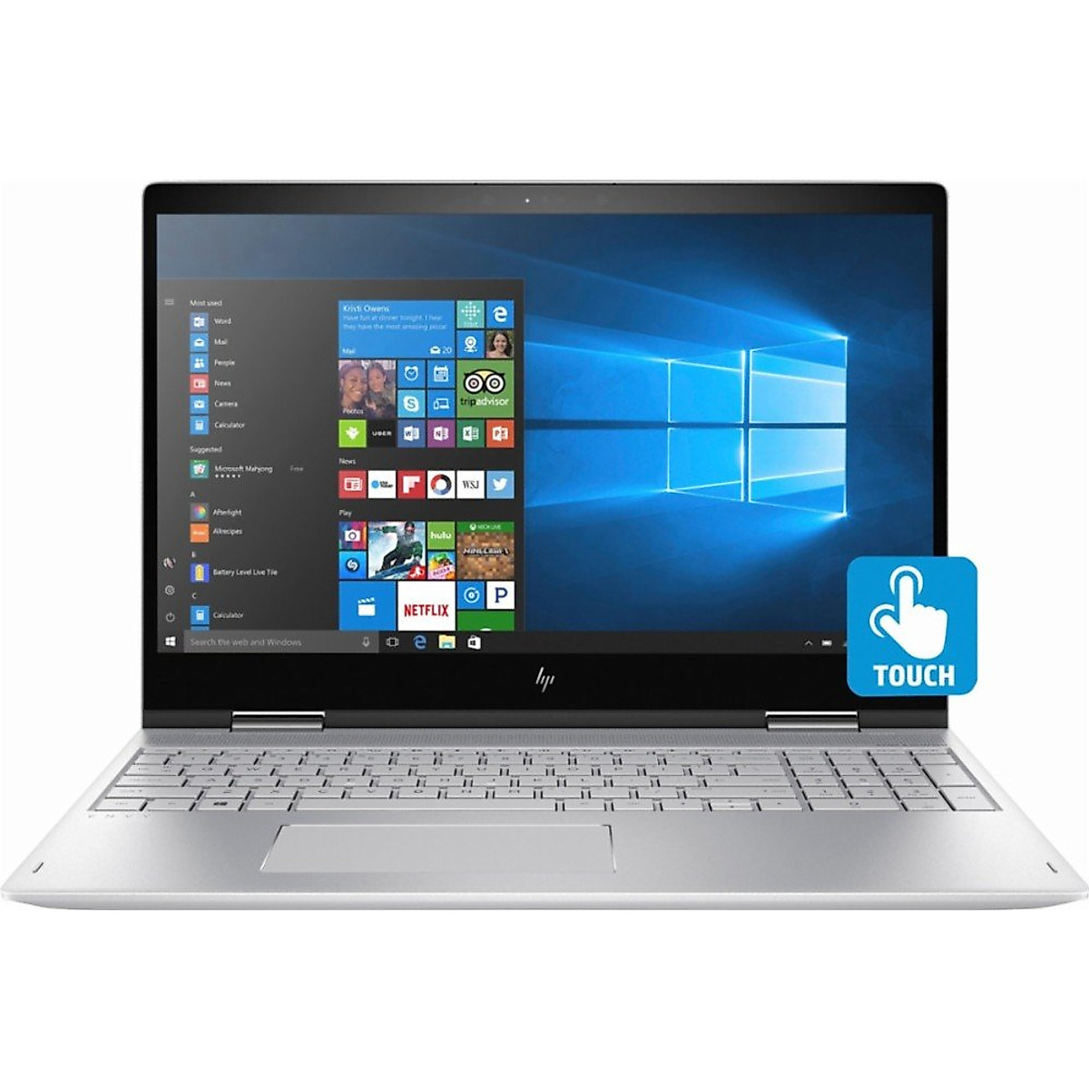 HP ENVY x360 2-in-1 15.6" Touch-Screen Laptop Intel Core i7 16GB Memory 1TB Hard Drive, Silver