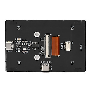 Aoutecen Display Screen, USB 360° Rotation IPS Full View Mini Monitor Simple Installation for Working