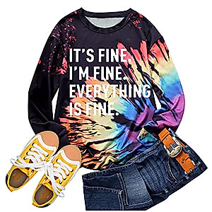 Zieglen Halloween Costumes for Girls Womens Leopard Print Tops Long Sleeve Casual Loose Fit Shirts Color Block Tunics