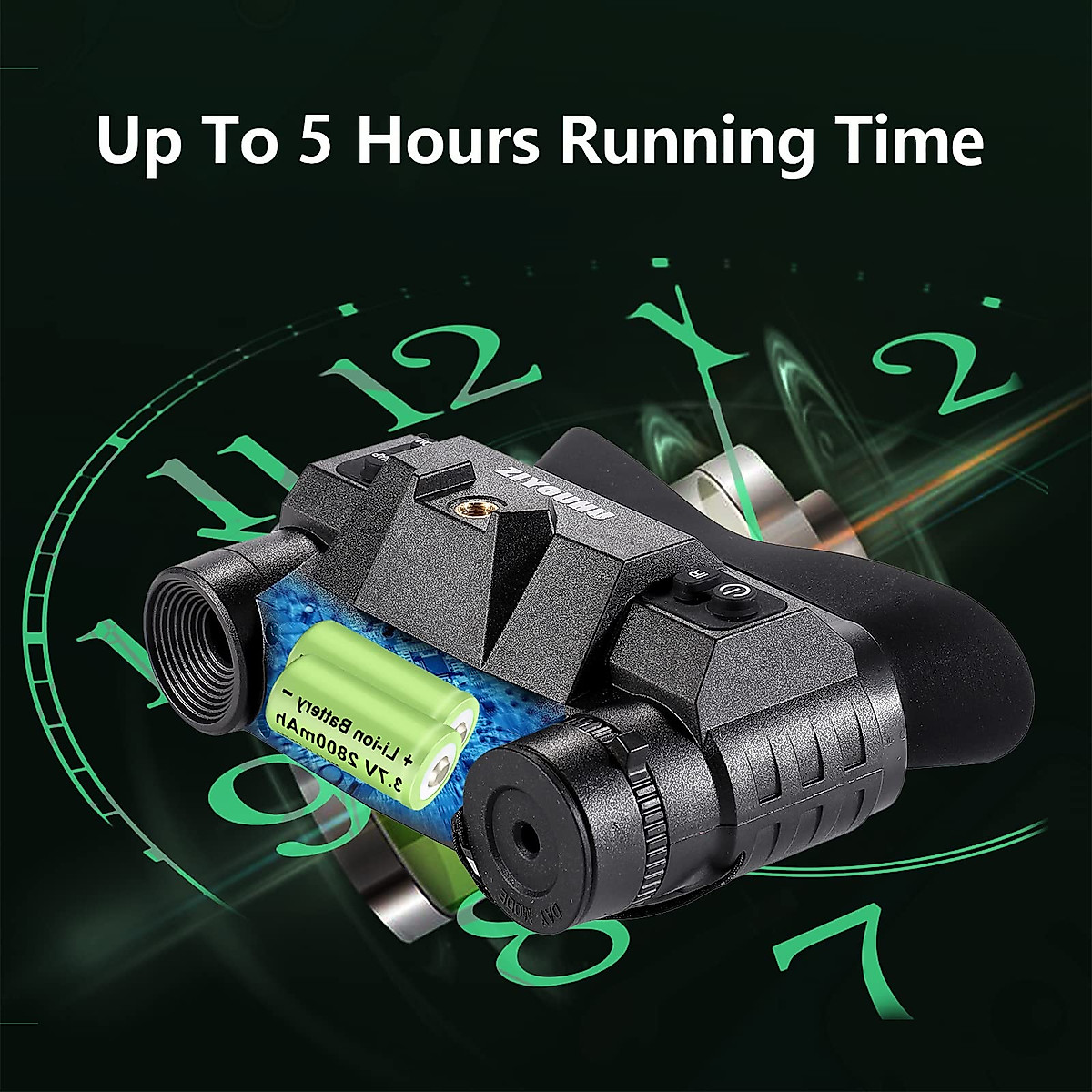 ZIYOUHU Digital Infrared Night Vision Goggles Adults,Night Vision Binoculars for Helmet-FHD Night Vision Goggles Military for Viewing 100% Darkness Night Vision Scope for Hunting & Surveillance