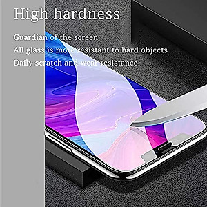 Futanwei Compatible with BLU C5 Max Case & Screen Protectors | BLU C5 Max Case with Ring Grip Finger Holder Stand | [3 Pack] BLU C5 Max Tempered Glass Screen Protectors | Slim Matte Black TPU Case