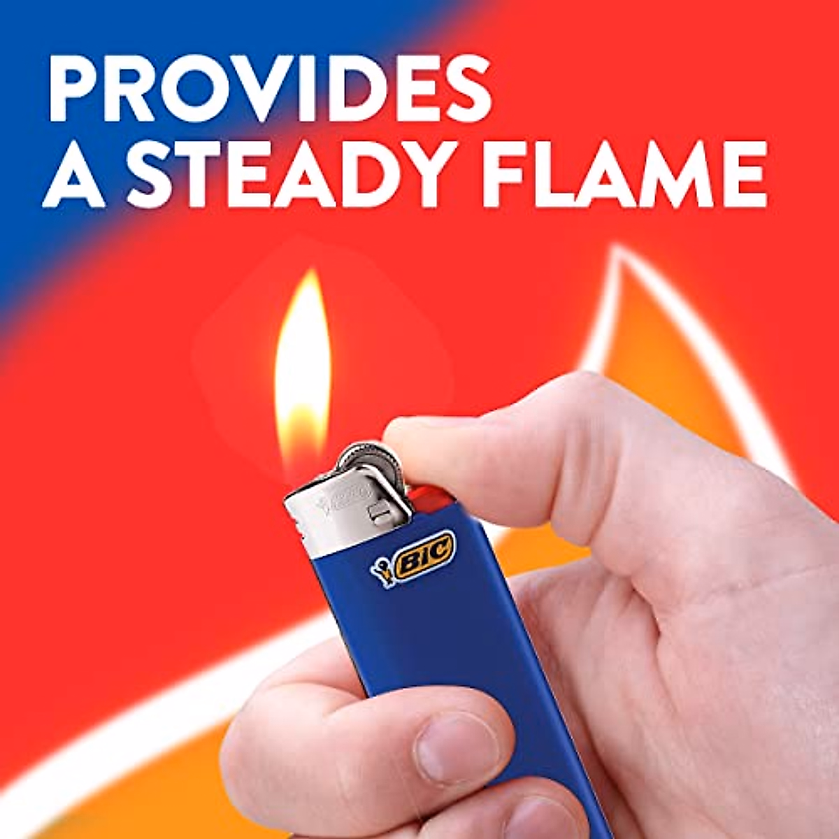 BIC Pocket Lighter, Special Edition Retro Wave Collection, Assorted Unique Lighter Designs, 8 Count Tray of Lighters