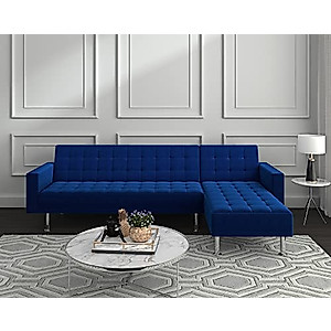 Gold Sparrow Houston Sofa Bed Sectional, Sapphire
