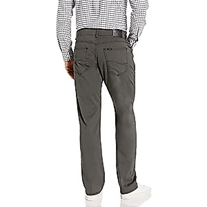 Lee Men's Extreme Motion Athletic Fit Tapered Leg Jean Dark Gray 42W x 32L