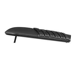 HP 960 Ergonomic Wireless Keyboard - Connect 3 Devices with Bluetooth & Unifying Dongle Connectivity - 20 Programmable Keys, Detached Numeric Keypad - Extra-Large Foam Wrist Rest, Long Battery Life