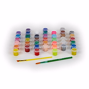 Crayola Kids Washable Paint Set, 42 Ct. Gift for Kids, Ages 3, 4, 5, 6, 7, Assorted