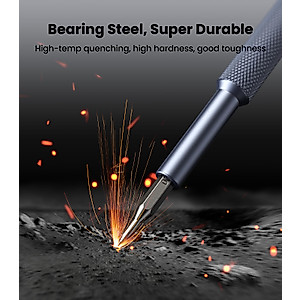 AXTH 25-in-1 Small Precision Screwdriver Set, Professional Magnetic Mini Repair Tool Kit for Phone, Computer, Watch, Laptop, Macbook, Ring Doorbell, Eyeglass, Electronic, [Bearing Steel] Screw Driver