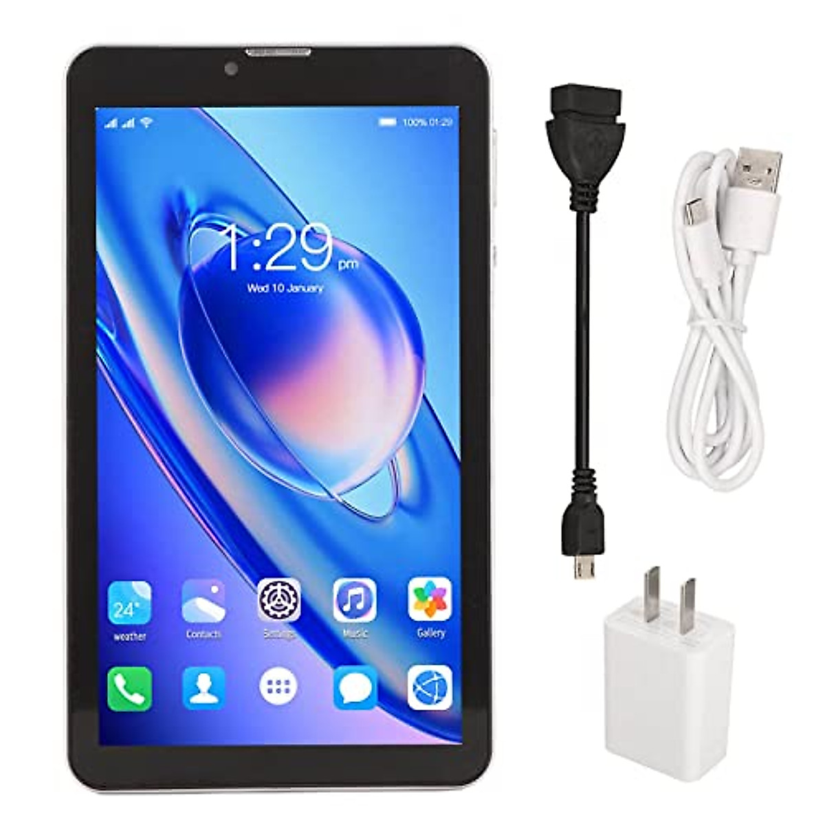 YOKAM Tablet 32GB, Octa Core Processor 7 Inch Tablet 2GB RAM 32GB ROM Support Multi Languauge for Amusement US Plug