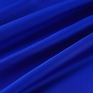 Satin Pillowcases Queen Size Set of 2 with Hidden Zipper - Luxury Pillow Cases 2 Pack for Hair and Skin (Royal Blue, 20''x30'')