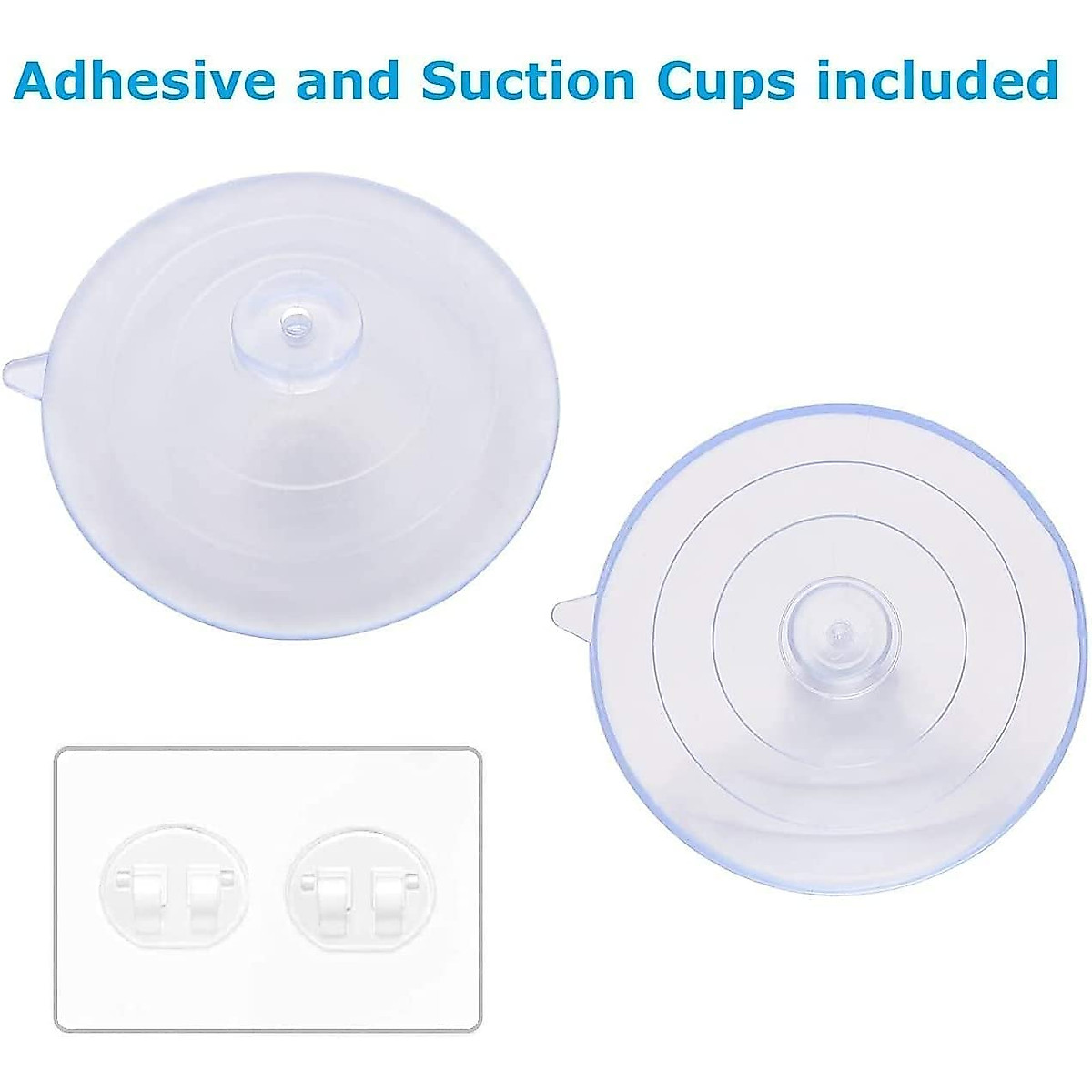 TESOT Sink Caddy Sponge Holder Dish Cloth Hanger 2 in 1 with Upgraded Suction Cups or Adhesive, SUS304 Stainless Steel, No Drilling, Silver