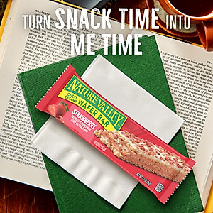 Nature Valley Strawberry Crispy Creamy Wafer Bars, Made With Whole Grain, 5 Bars, 6.5 oz Box